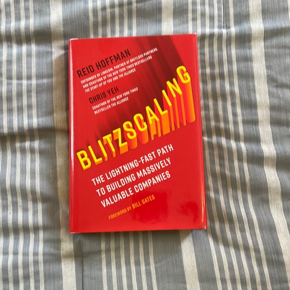 Other | Blitzscaling By Reid Hoffman Business Book About How He Built Netflix | Poshmark